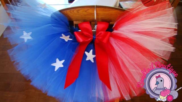 American Flag tutu :: Bandtail Boutique Online Shop