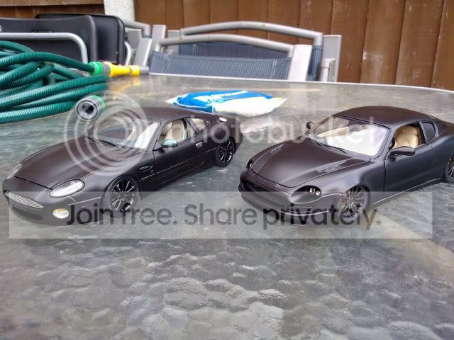 aston martin db7 & Maserati - murdered out | DiecastXchange Forum