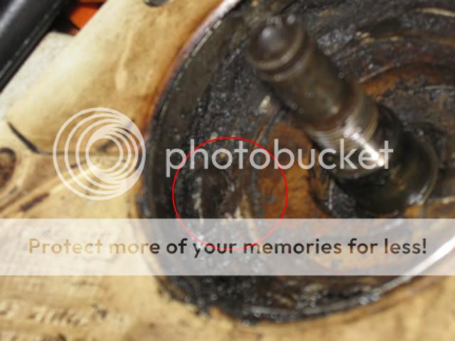 Results of broken clutch clip | Arborist, Chainsaw & Tree Work Forum